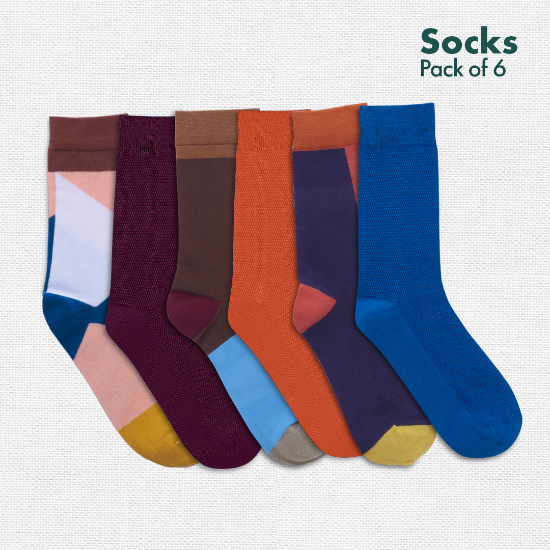 Step Into Extraordinary With hex-a-fun's Unisex Multicolored Socks Pack ...