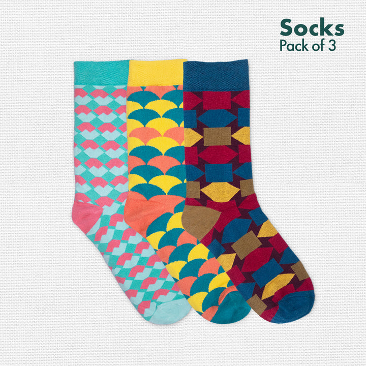 Buy stylish & colorful unisex cotton socks online in India – hex-a-fun