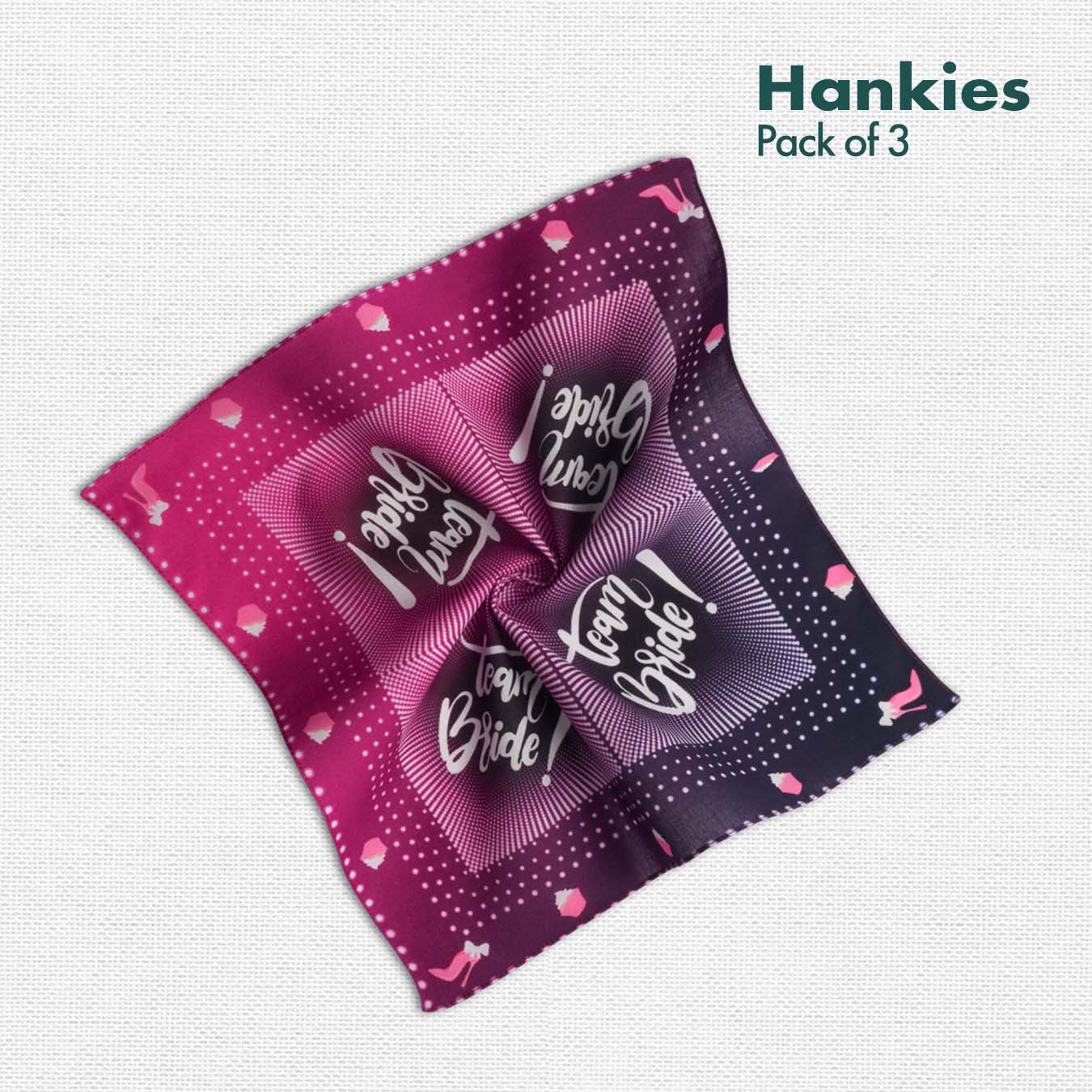 Shop Quirky Bridesmaids Hankies For Epic Bachelorette Squads-Pack of 3 ...