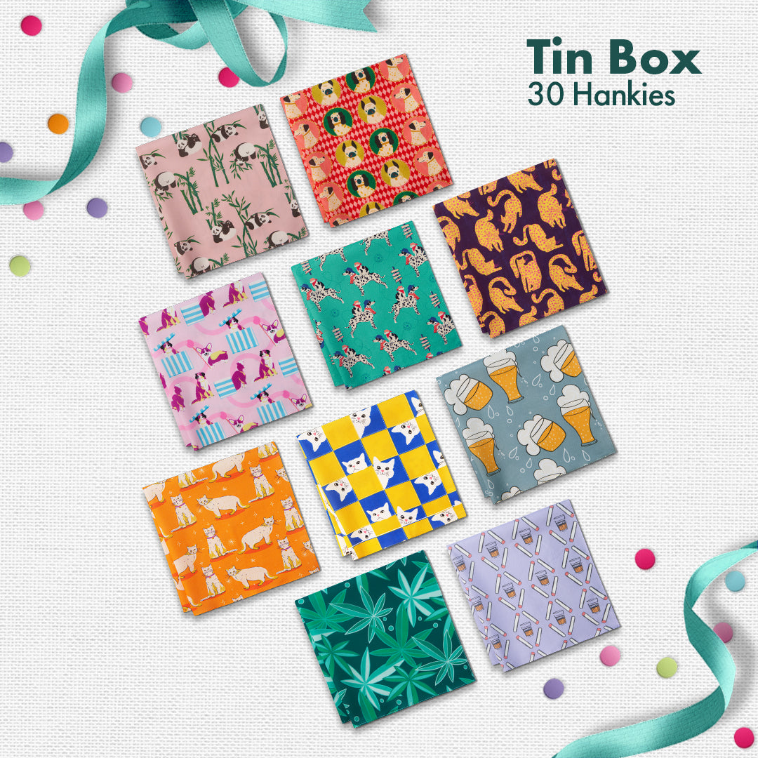 Shop Giraffe Mood Time Tin Gift Box | Women's & Men’s Organic Cotton ...