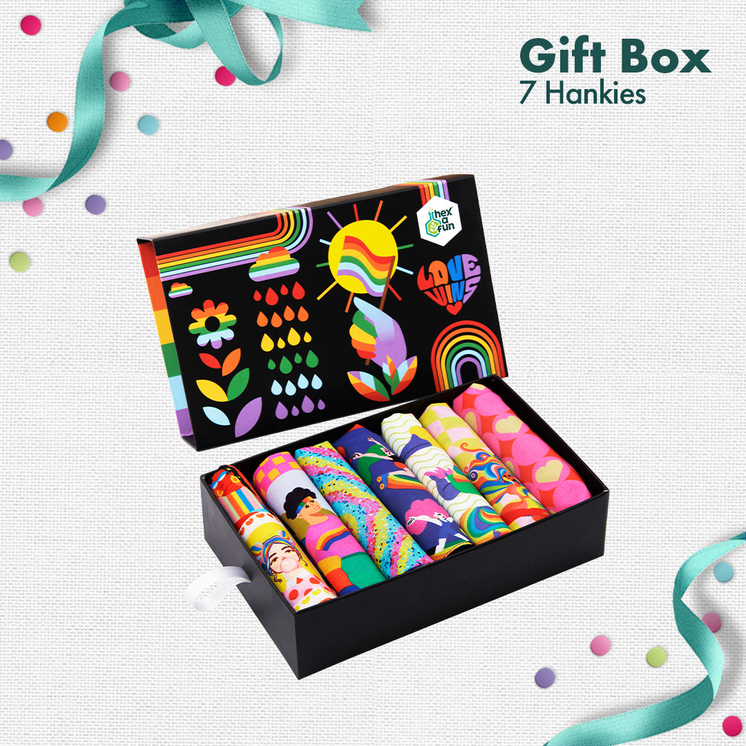 Buy Hankies & Socks Gift Boxes Online At hexafun