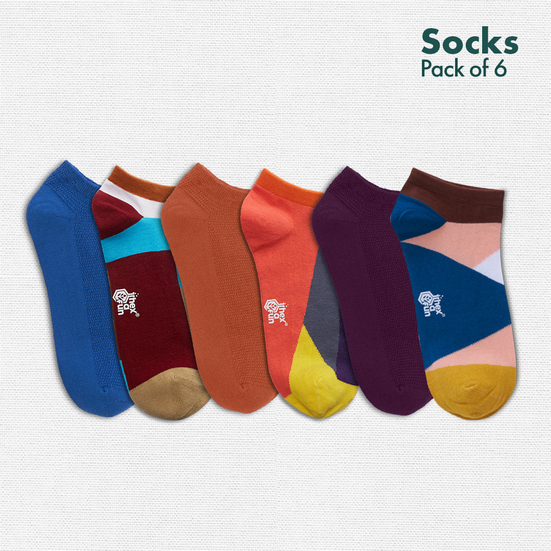Buy Trendy Ankle Socks Online In India | 100% Organic Cotton & Unisex ...