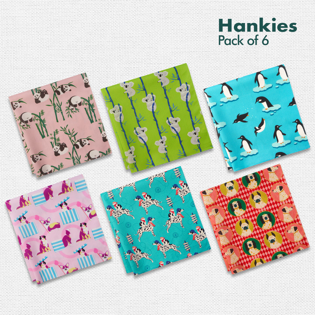 Buy Our Fun Printed Animal Handkerchiefs & Celebrate Your Uniqueness ...