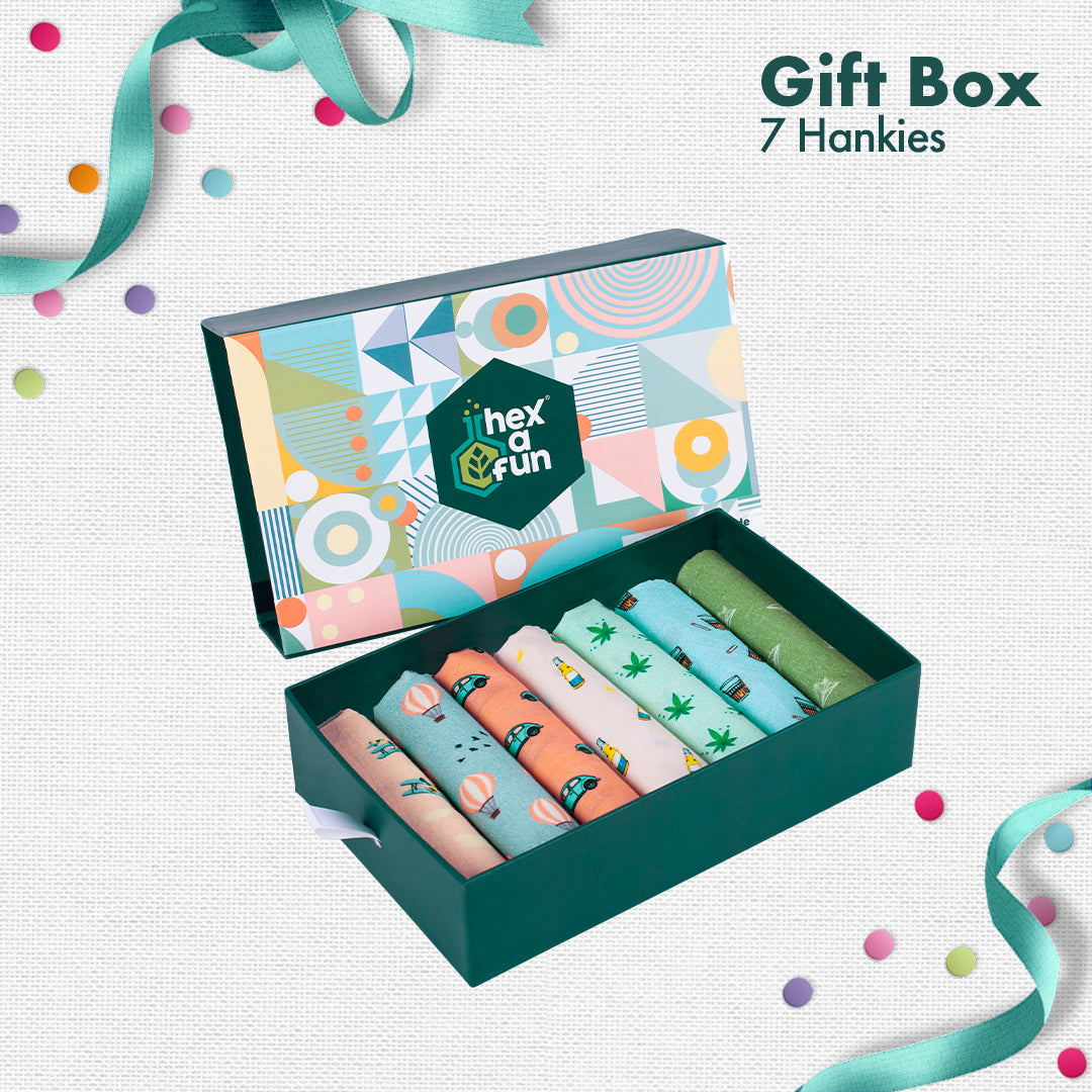 Buy Hankies & Socks Gift Boxes Online At hexafun